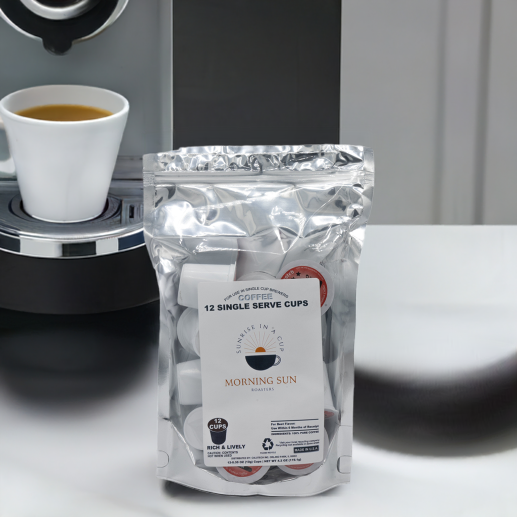 12 Pack Single Serve Coffee Capsules – Morning Sun Roasters